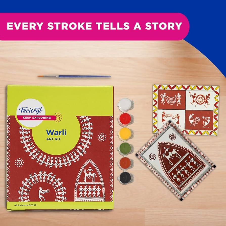 Pidilite Fevicryl Warli Art Kit – Chetna Store
