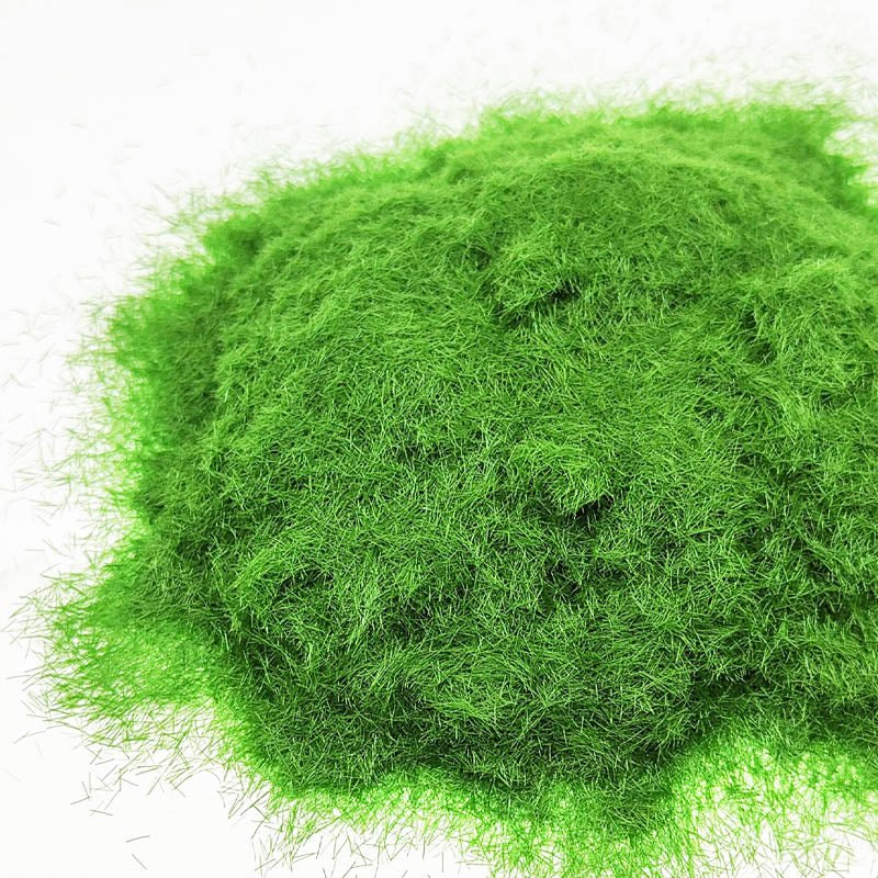 Artificial Grass Fibres 25g, Light Green – Chetna Store